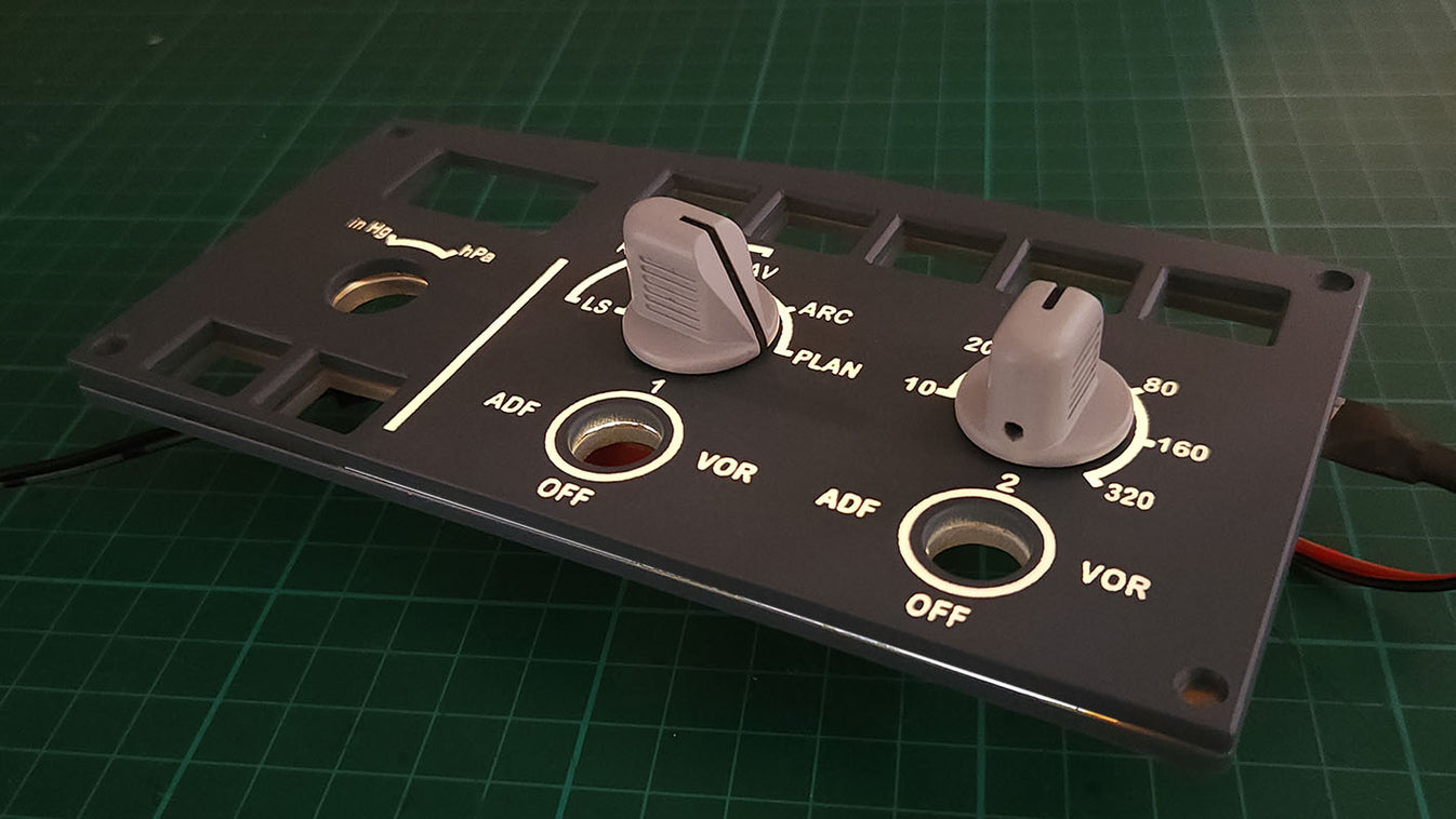 Pre-Backlit A320 Panels. Made-to-order A320 panels for home cockpit use ...