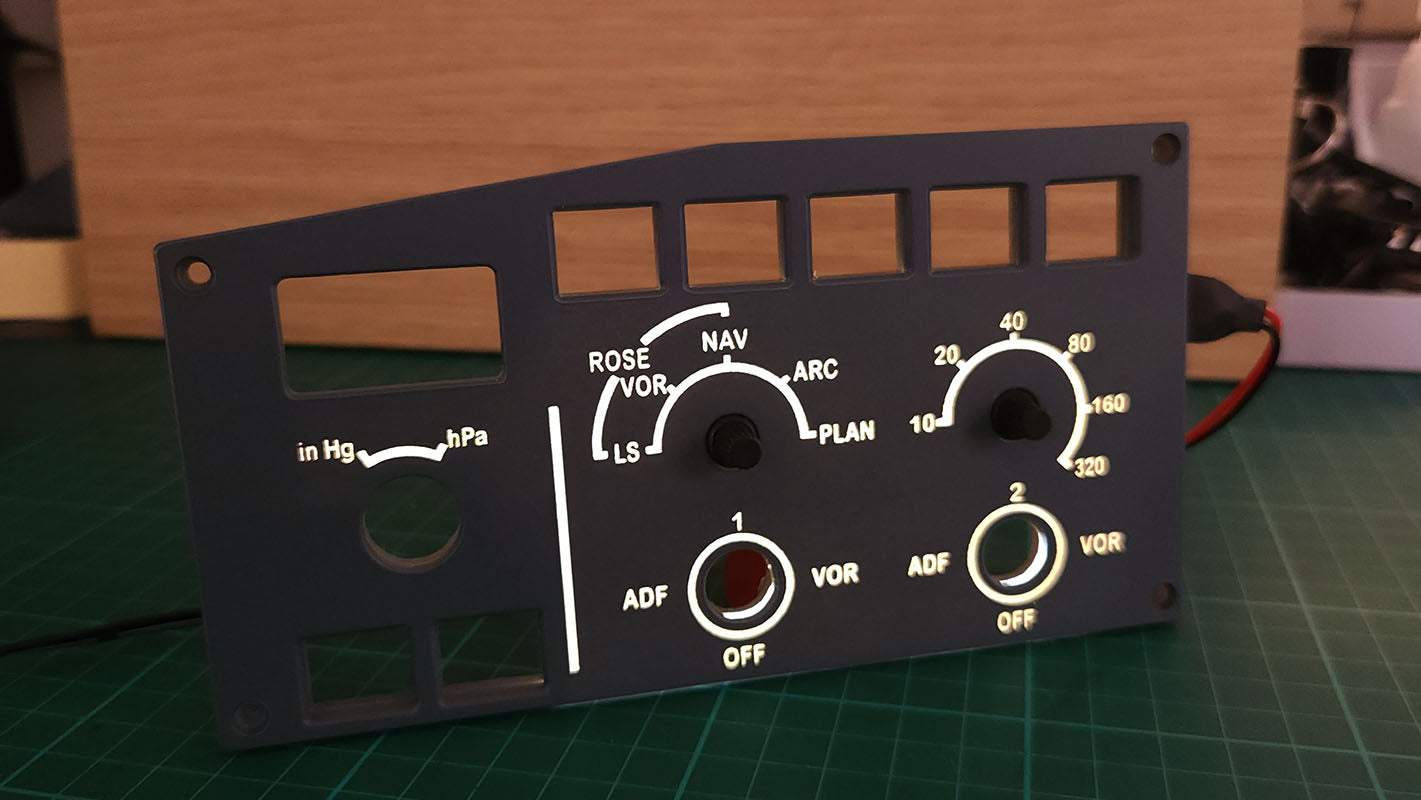 Pre-Backlit A320 Panels. Made-to-order A320 panels for home cockpit use ...