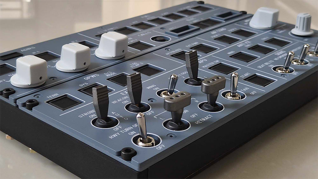 A320 Compact Overhead Panel for Home Flight Simulator – SL3 Simulations