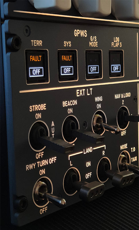 A320 Compact Overhead Panel for Home Flight Simulator – SL3 Simulations