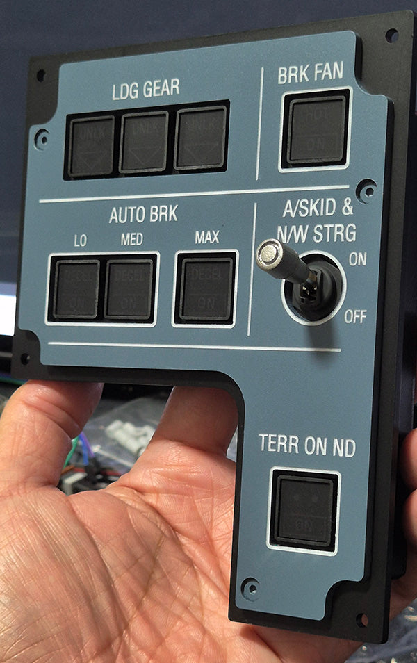DIY A320 AUTO BRAKE Panel – SL3 Simulations