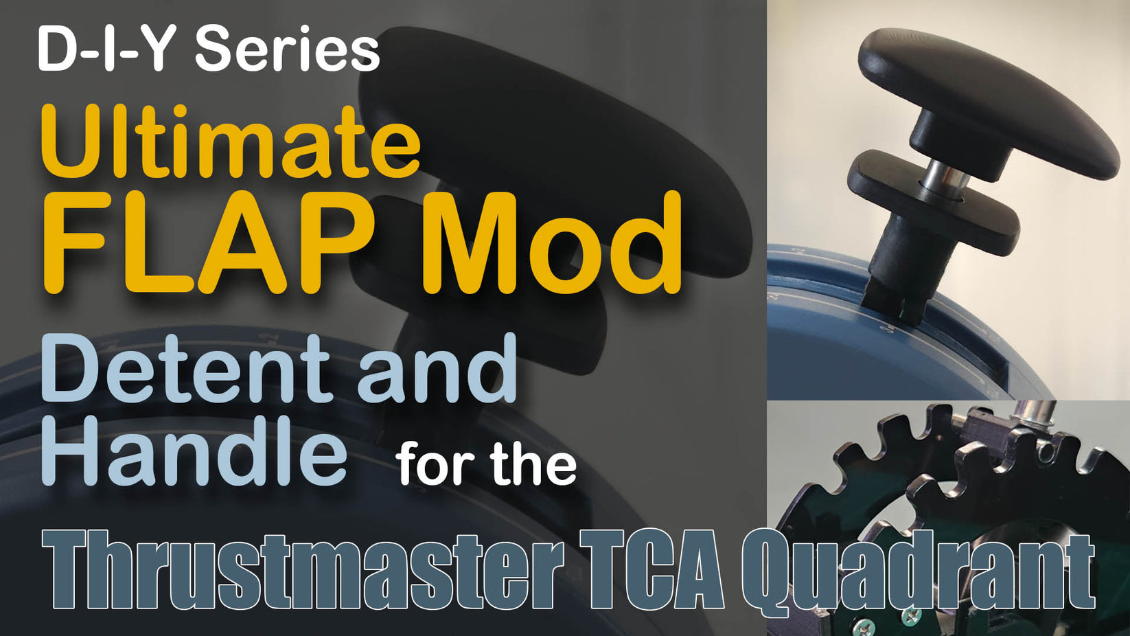 Ultimate Flaps Lever Mod for the TM TCA Quadrant - DIY Kit – SL3 Simulations