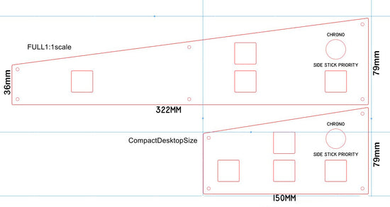 A320 Warning panel Home Cockpit add-on – SL3 Simulations