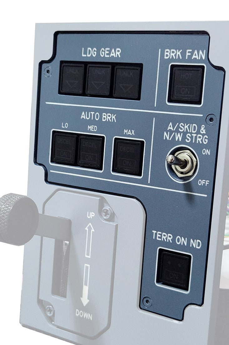 DIY A320 AUTO BRAKE Panel – SL3 Simulations