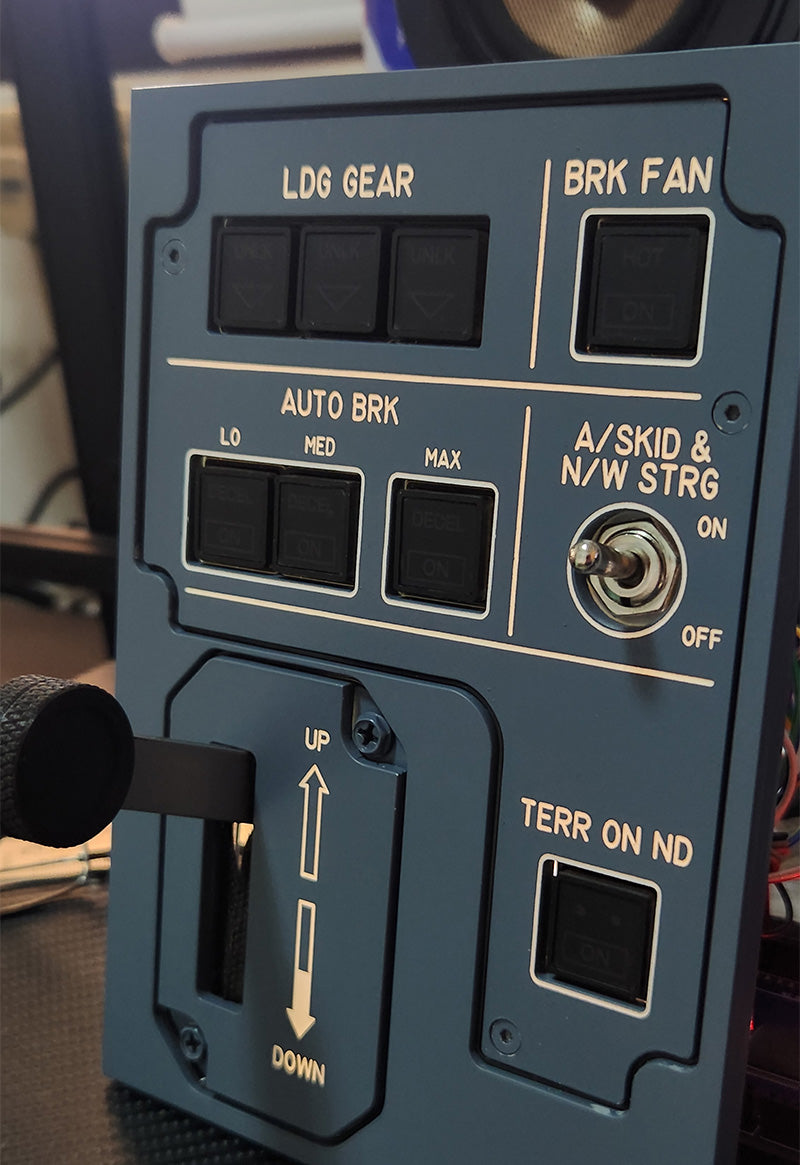 DIY A320 AUTO BRAKE Panel – SL3 Simulations