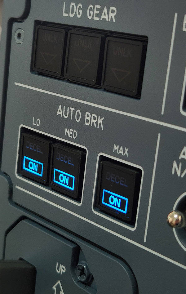 DIY A320 AUTO BRAKE Panel – SL3 Simulations